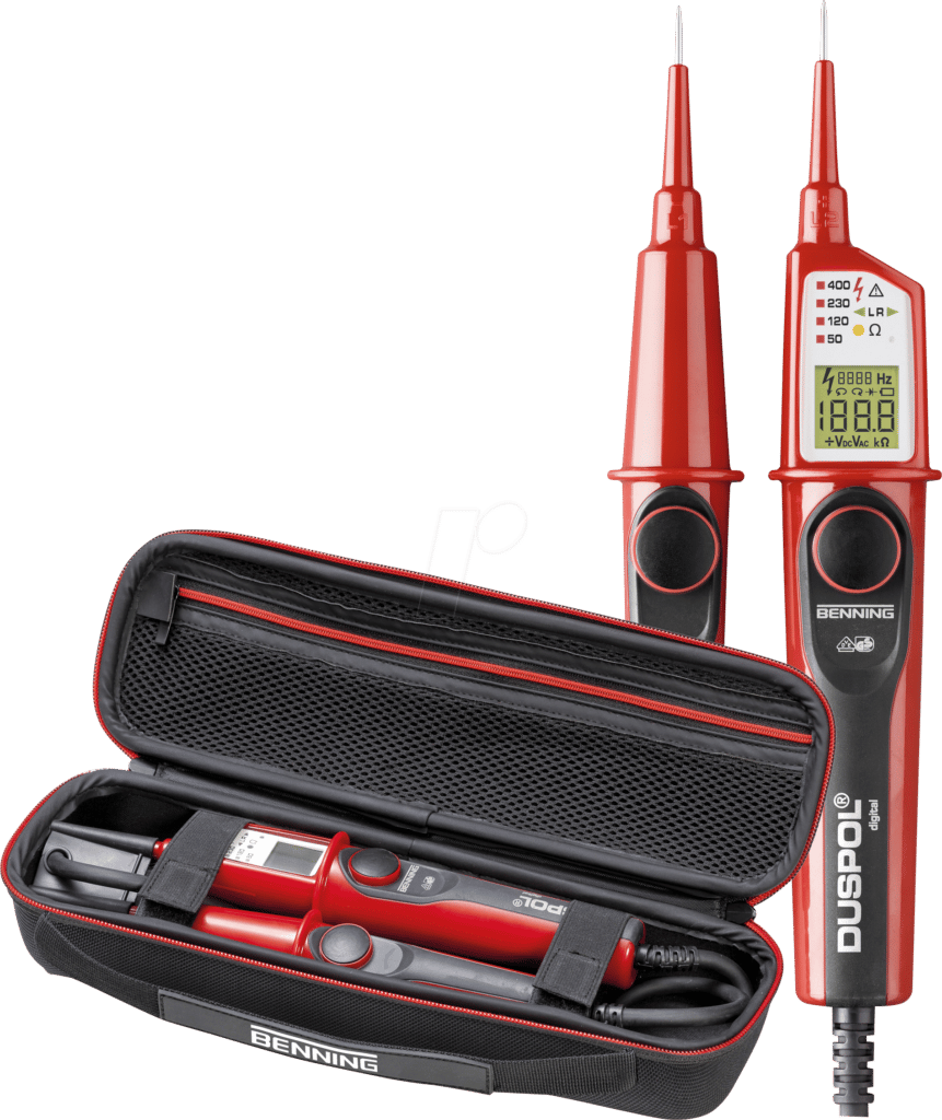 DUSPOL DIGITAL S - Spannungsprüfer DUSPOL® digital mit Premium-Tasche ...