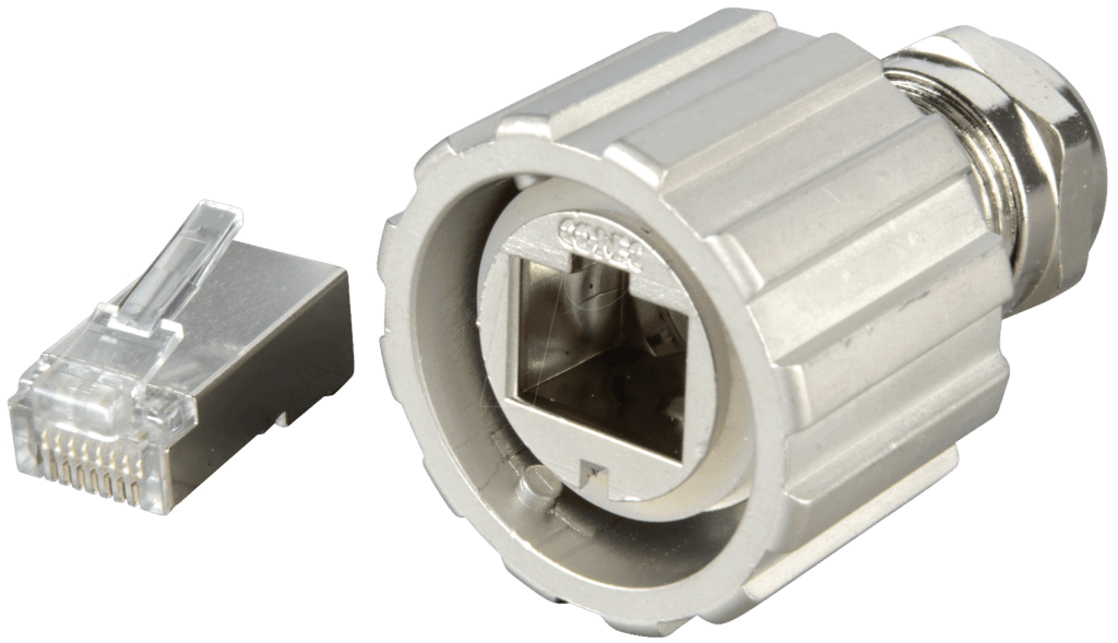 GC IC06-R301 - Unbestückter Stecker, Aussparung für RJ45 Stecker ...