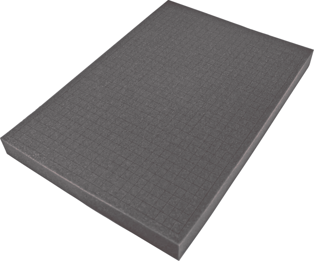 PEAKTECH 7265 S - Würfelschaumeinlage für PeakTech 7265, 380 x 270 x 30 ...