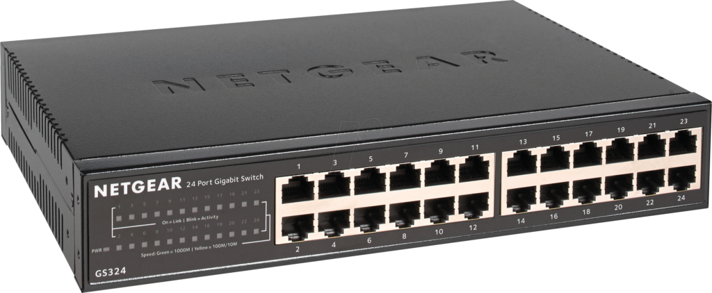 NETGEAR GS324 V2 - Switch, 24-Port, Gigabit Ethernet online kaufen bei ...